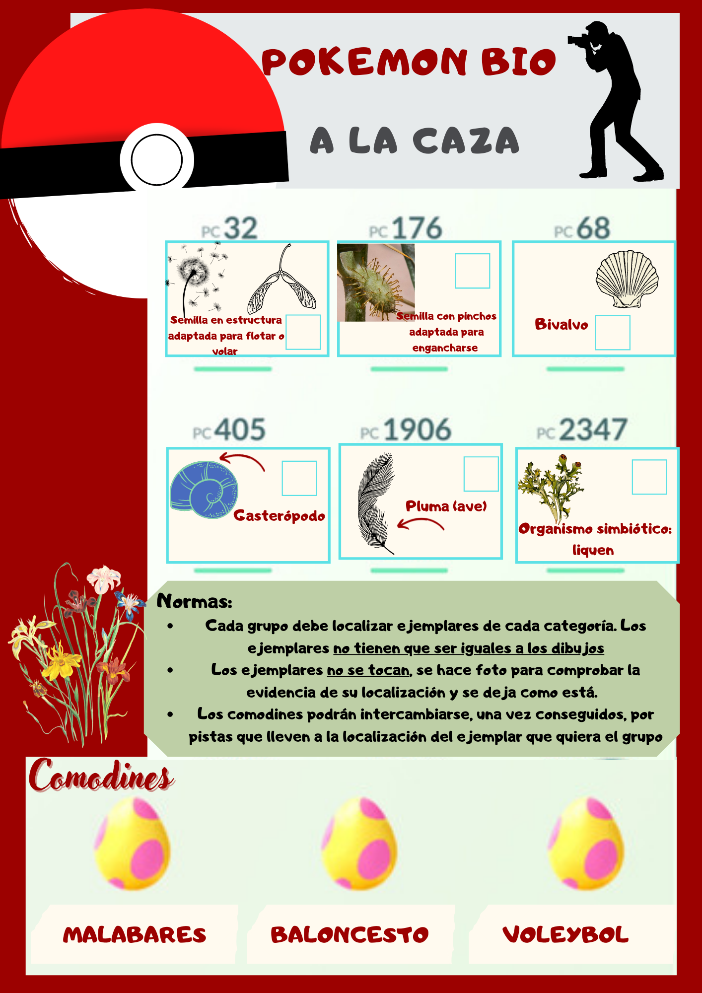 Pokemon_Bio, a la caza de los especímenes de los 5 reinos. – Proyecto ...